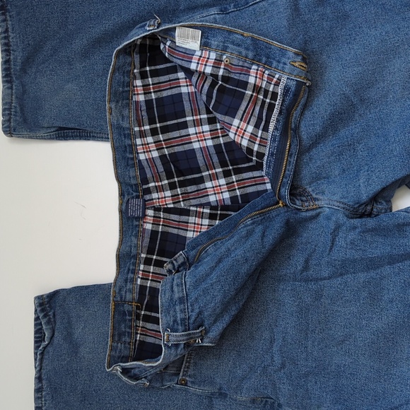 Full Blue | Jeans | Full Blue Mens Flannel Lined Cotton Work Jeans 4 X ...